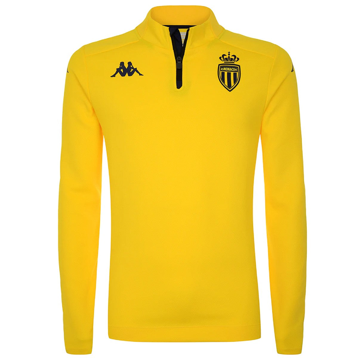 AS Monaco yellow training technical Soccer tracksuit 2021/22 - Kappa ...