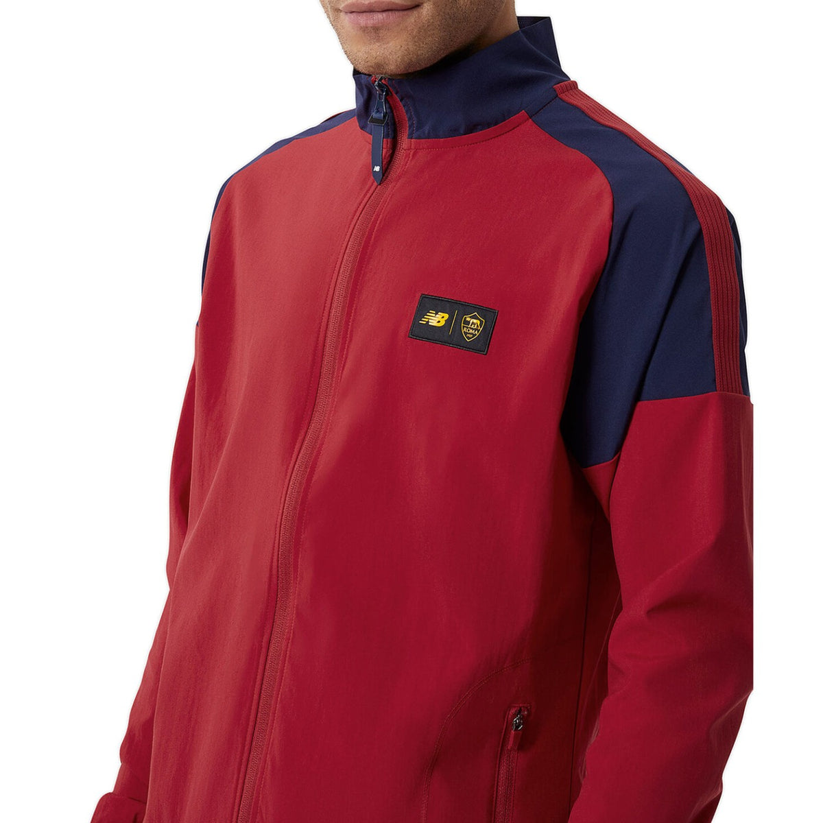 AS Roma training presentation soccer tracksuit 2022/23 - New Balance ...