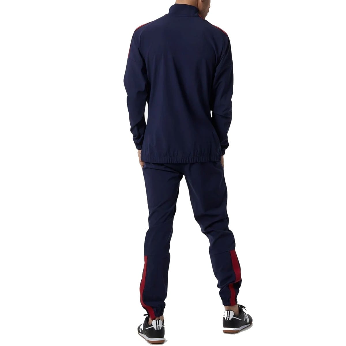 AS Roma navy presentation Soccer tracksuit 2022/23 - New Balance ...