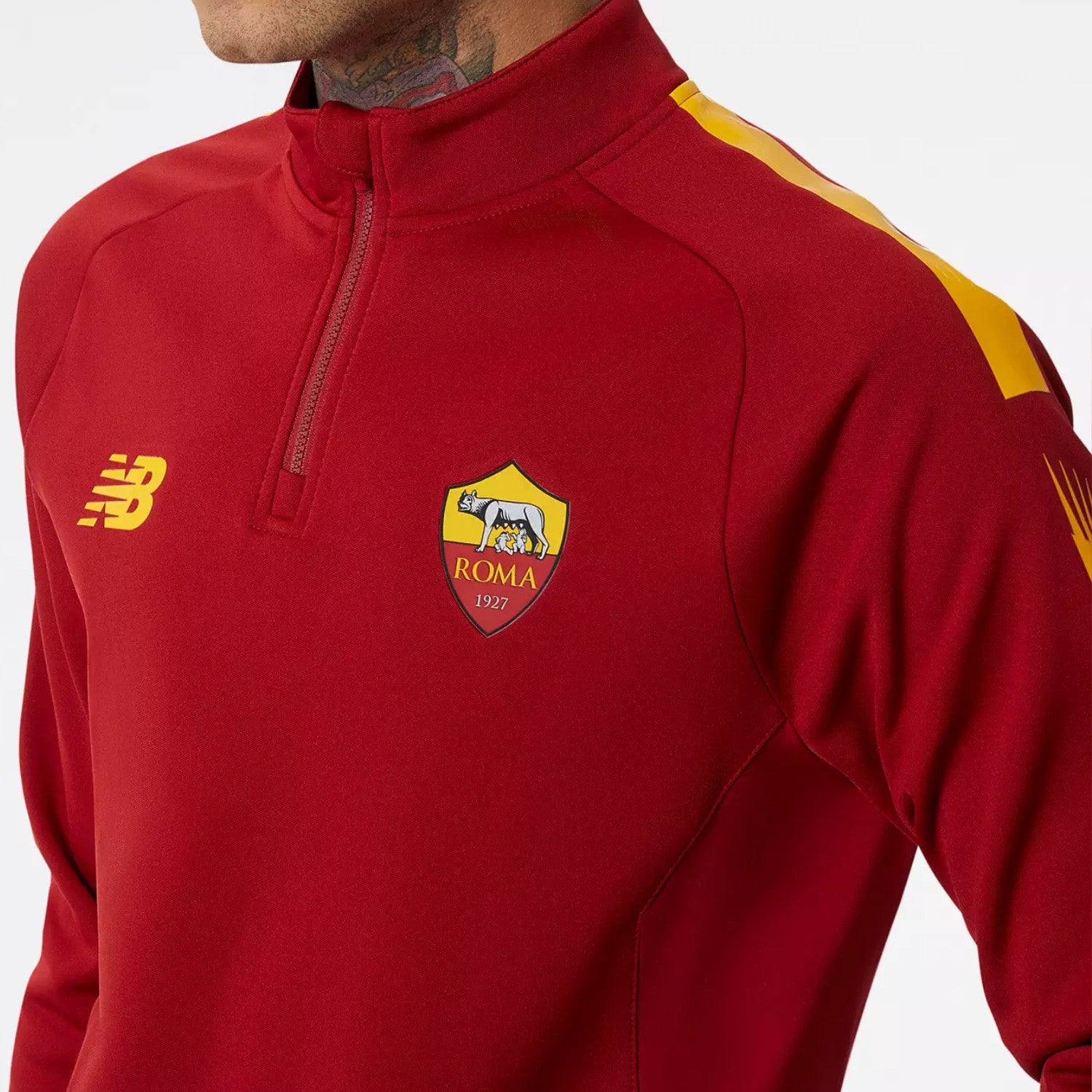 AS Roma training technical Soccer tracksuit 2022/23 - New Balance ...