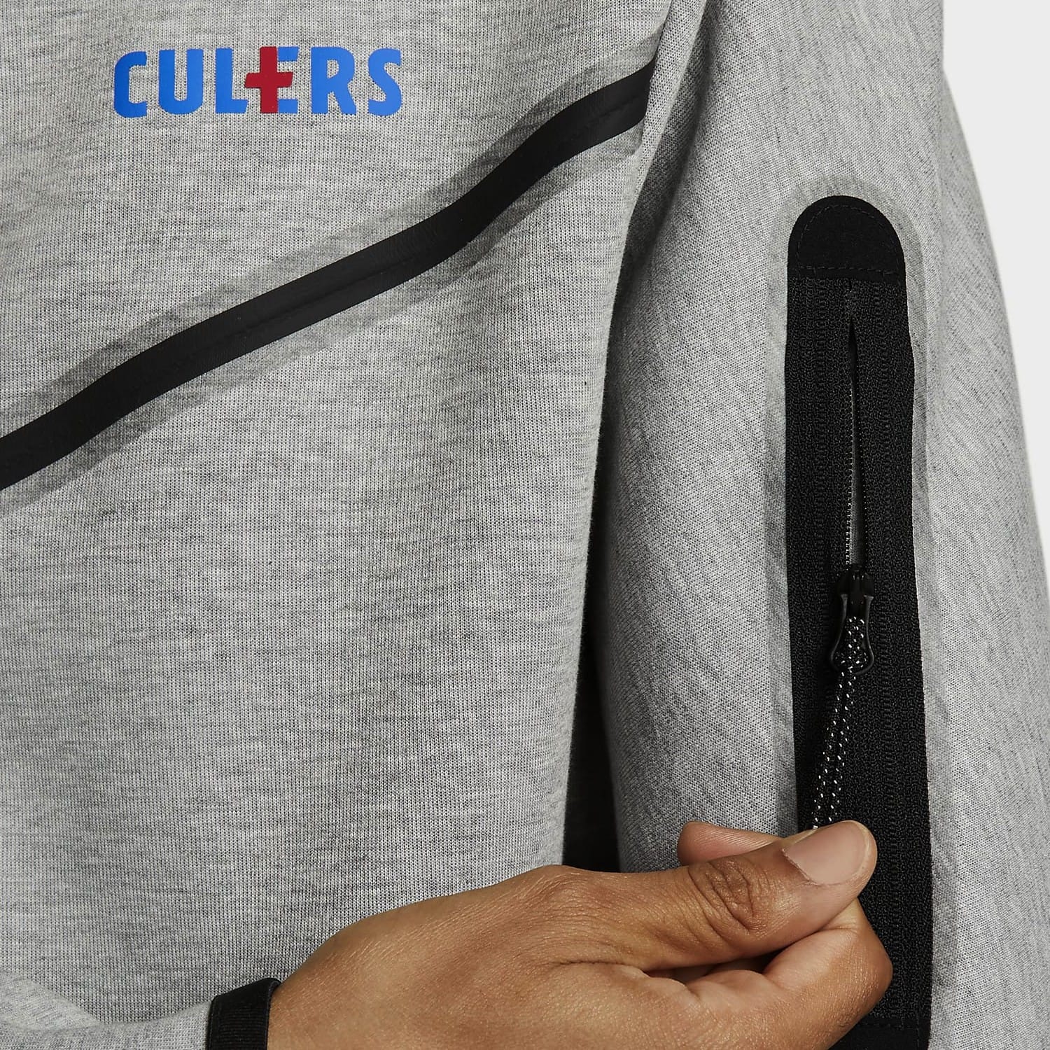 FC Barcelona grey "Culers" Tech Fleece presentation tracksuit 2022/23 ...