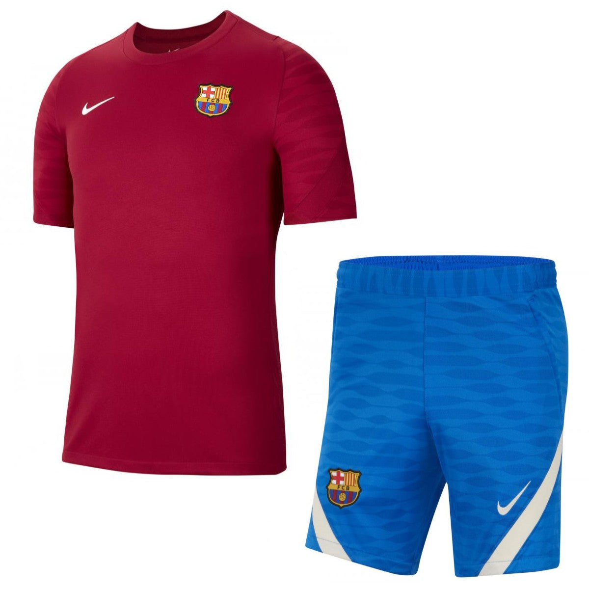 FC Barcelona red/blue training Soccer set 2021/22 - Nike ...
