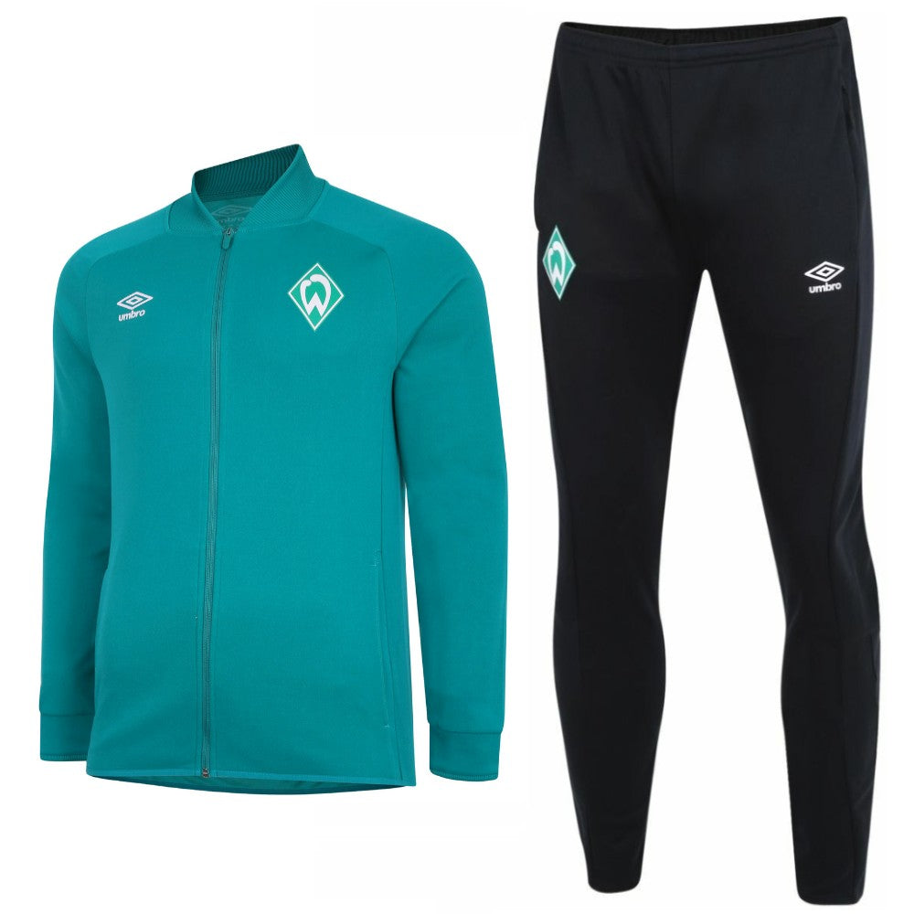 Werder Bremen soccer training presentation tracksuit 2021 - Umbro ...