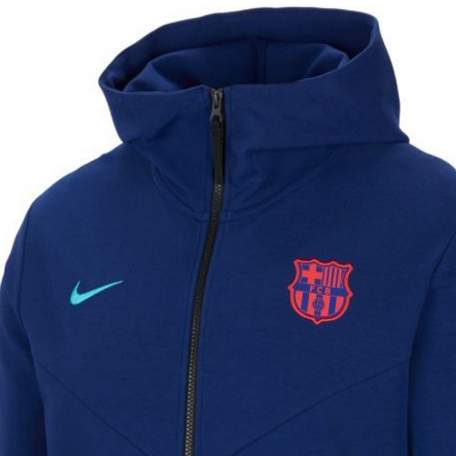 FC Barcelona Tech Fleece presentation soccer tracksuit 2021 - Nike ...
