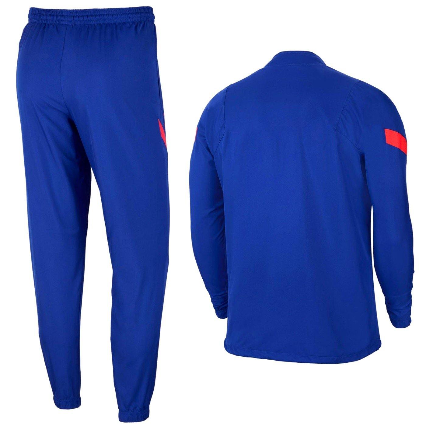 FC Barcelona blue training presentation soccer tracksuit 2021 - Nike ...