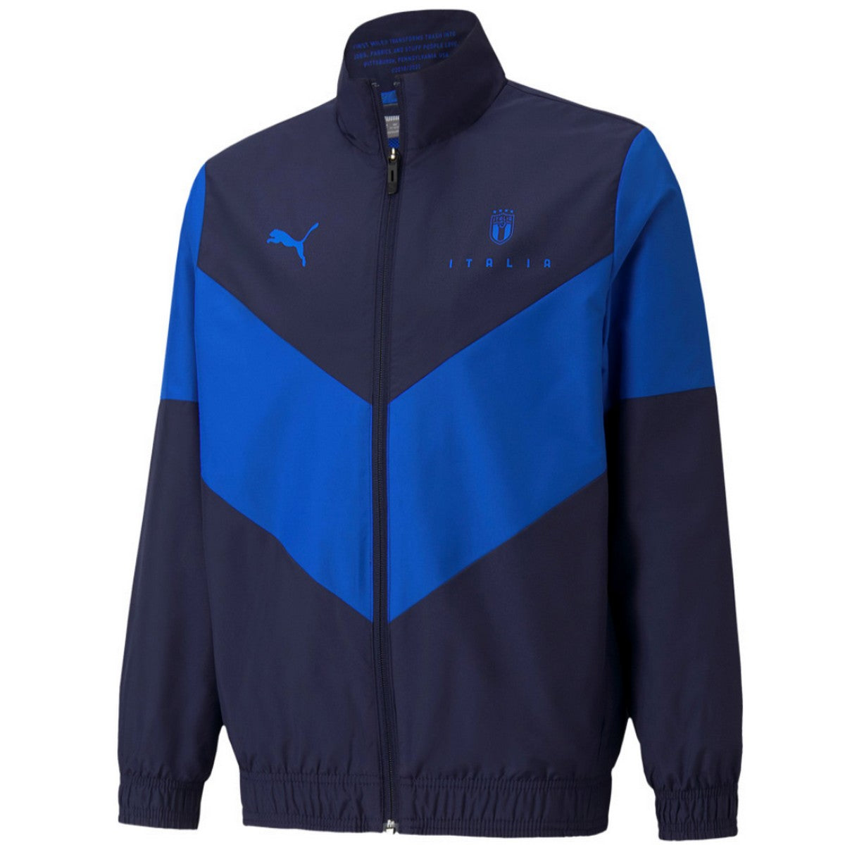 Italy pre-match presentation Soccer jacket EURO 2021 - Puma ...