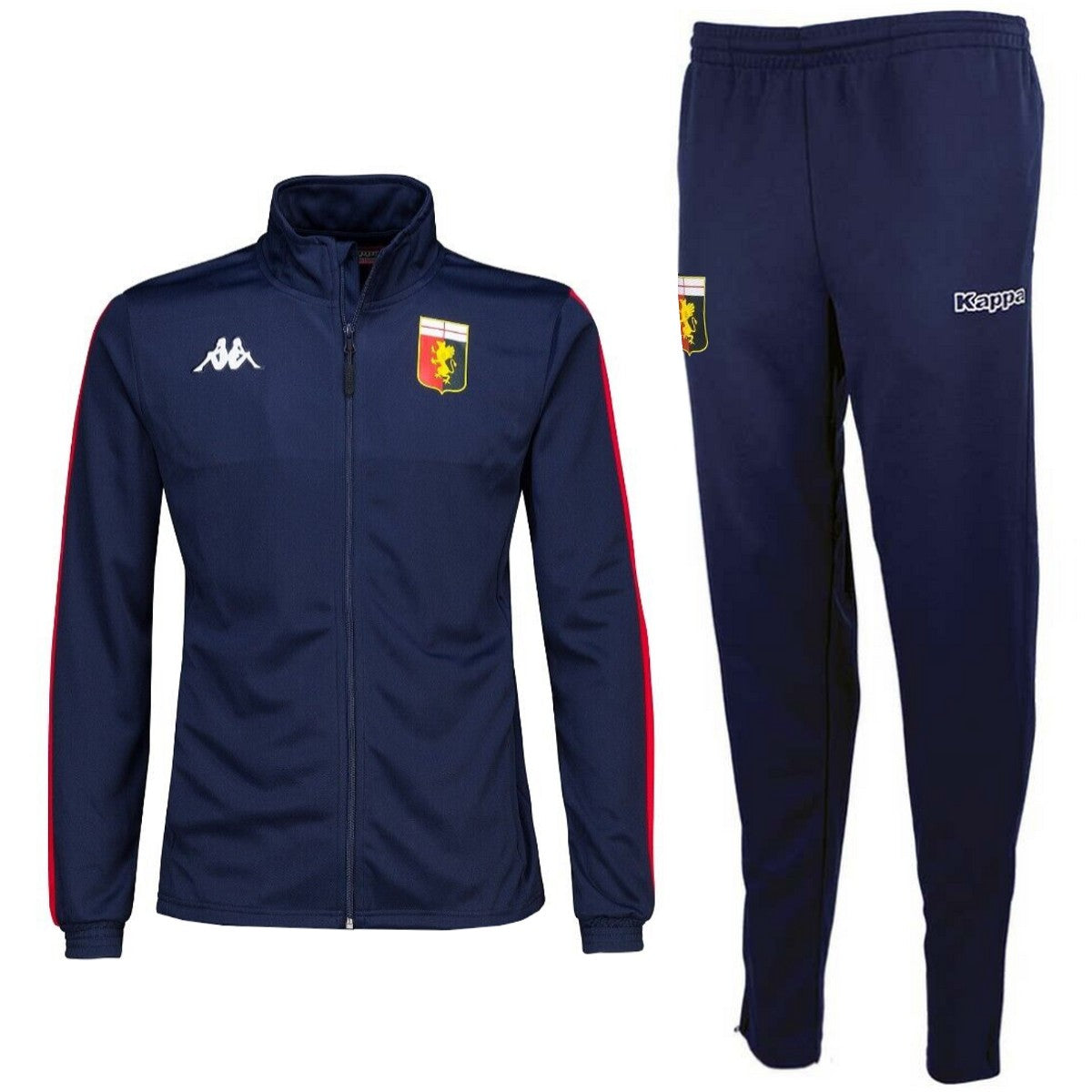 Genoa CFC blue training presentation soccer tracksuit 2022 - Kappa ...
