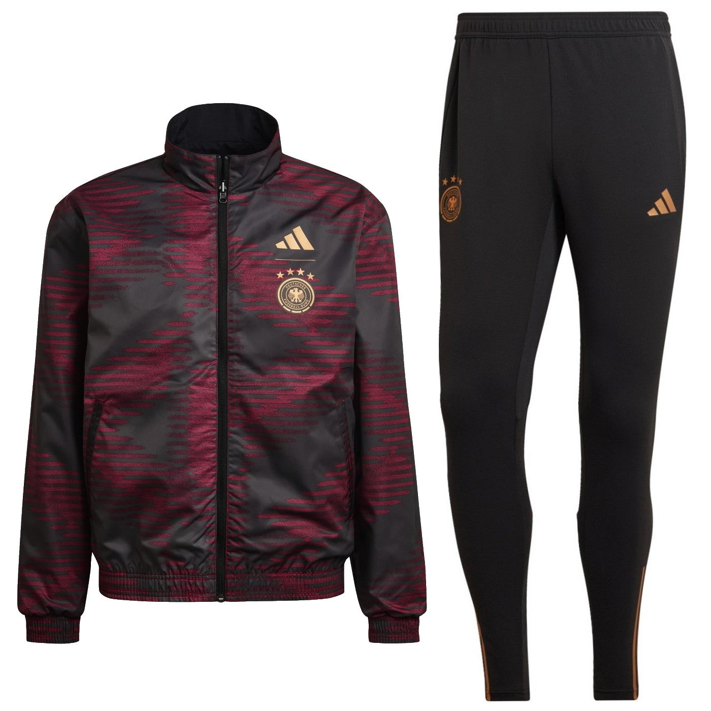 Germany pre-match presentation Soccer tracksuit 2022/23 - Adidas ...