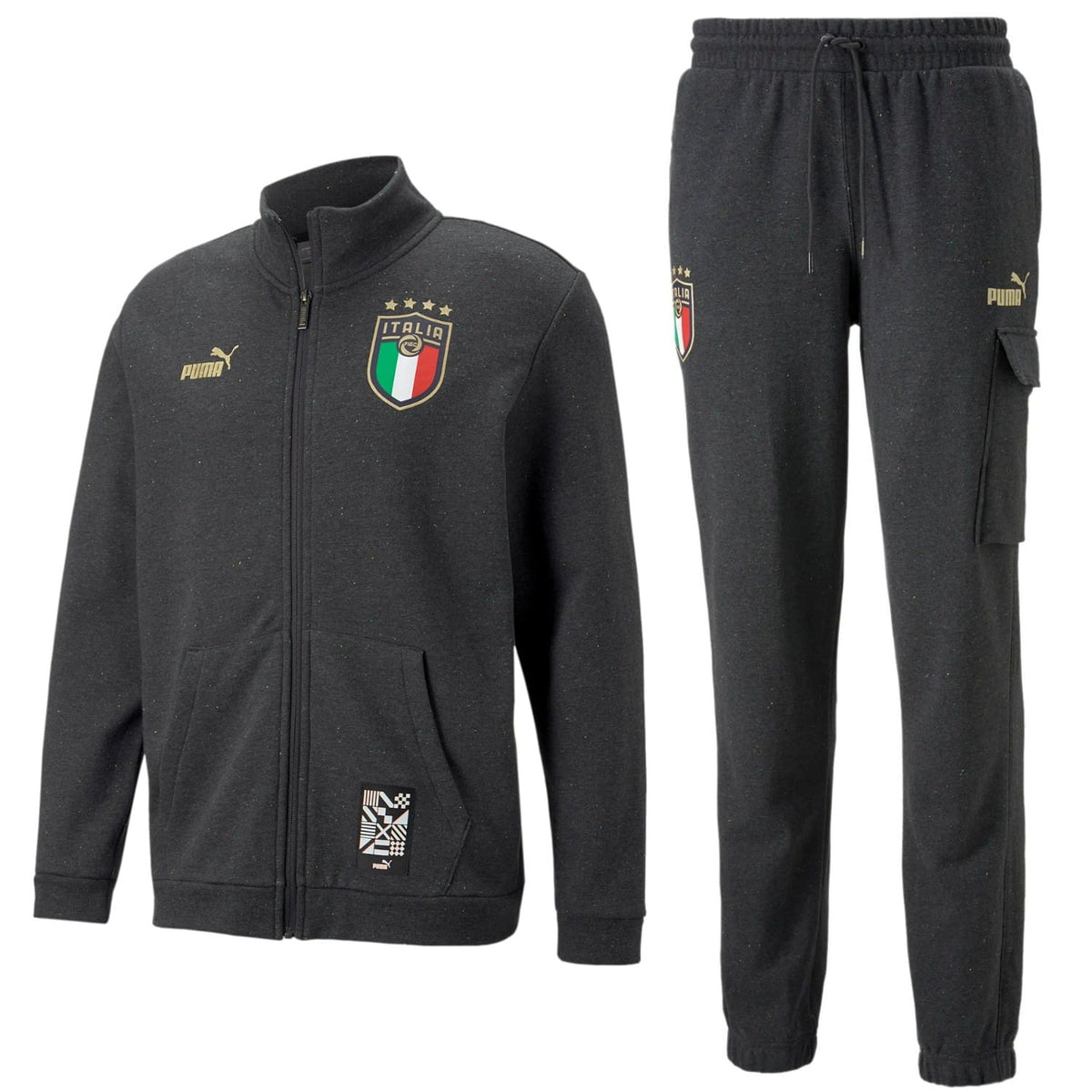 Italy dark grey Casual Fans presentation tracksuit 2022/23 - Puma ...