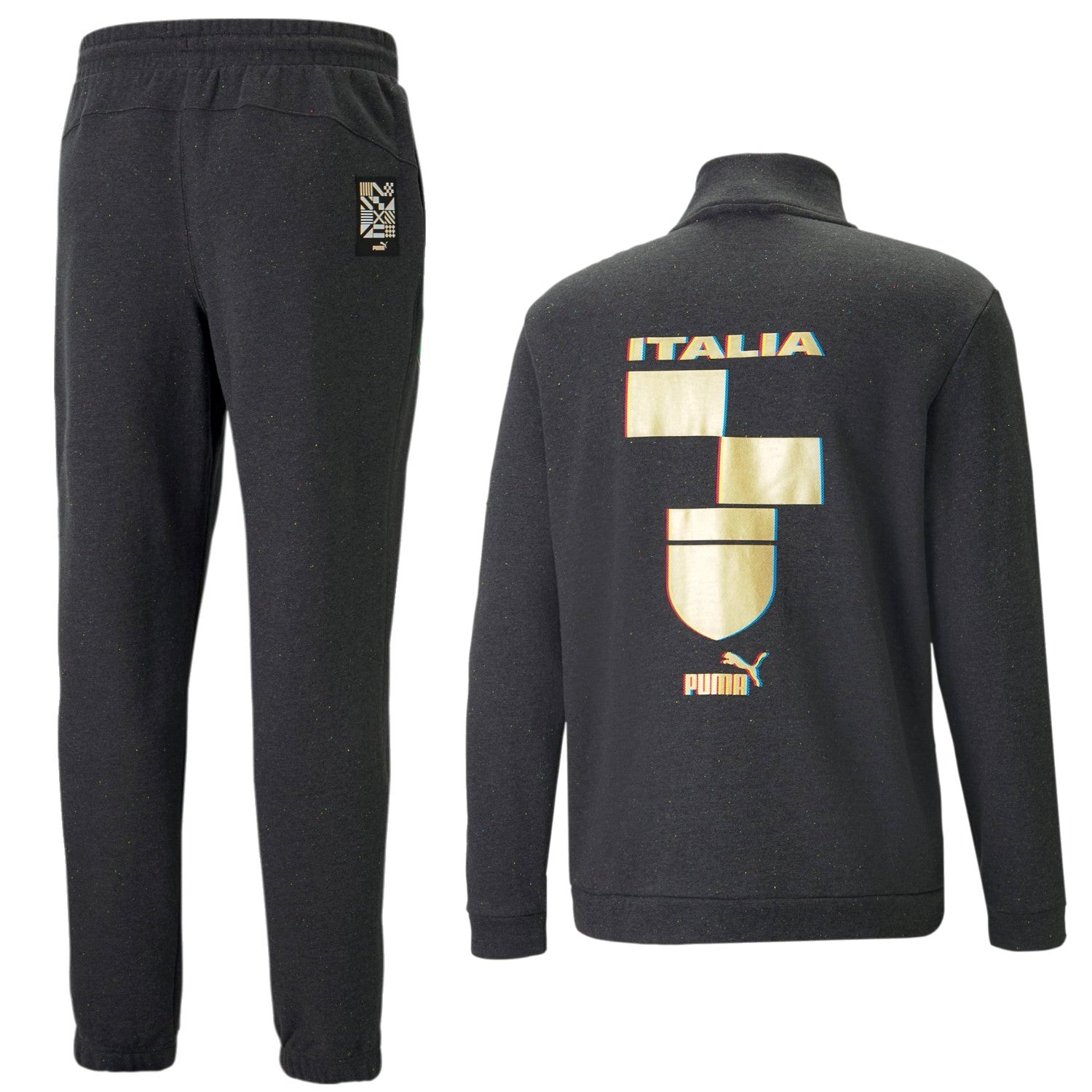 Italy dark grey Casual Fans presentation tracksuit 2022/23 - Puma ...