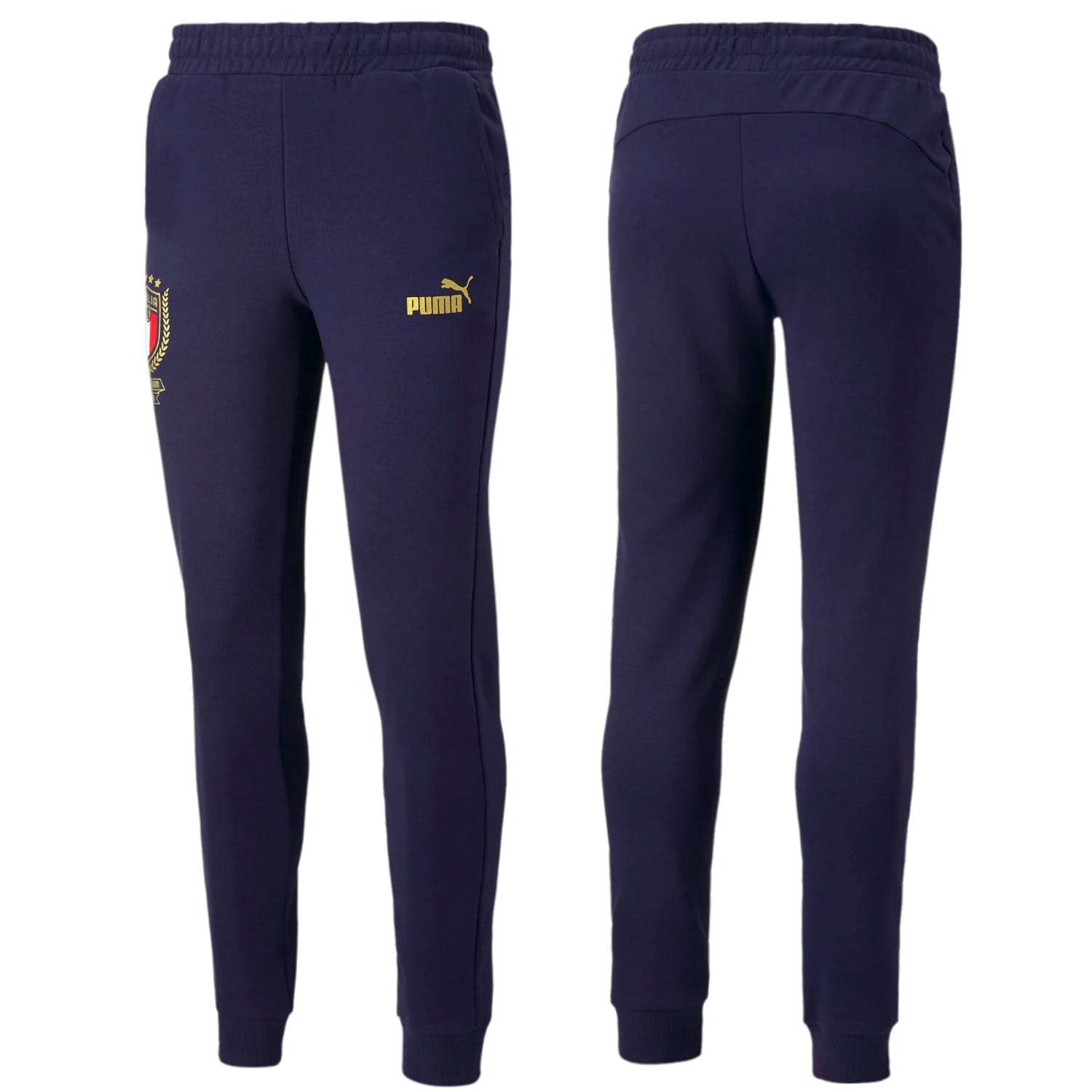 Italy Euro Winner cotton presentation tracksuit 2021/22 navy - Puma ...