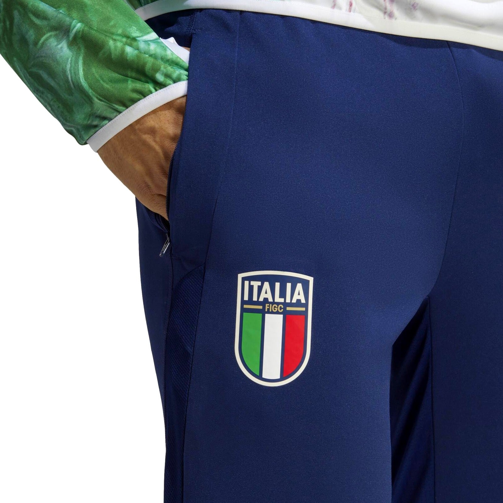 Italy training technical Soccer tracksuit 2023/24 navy - Adidas ...