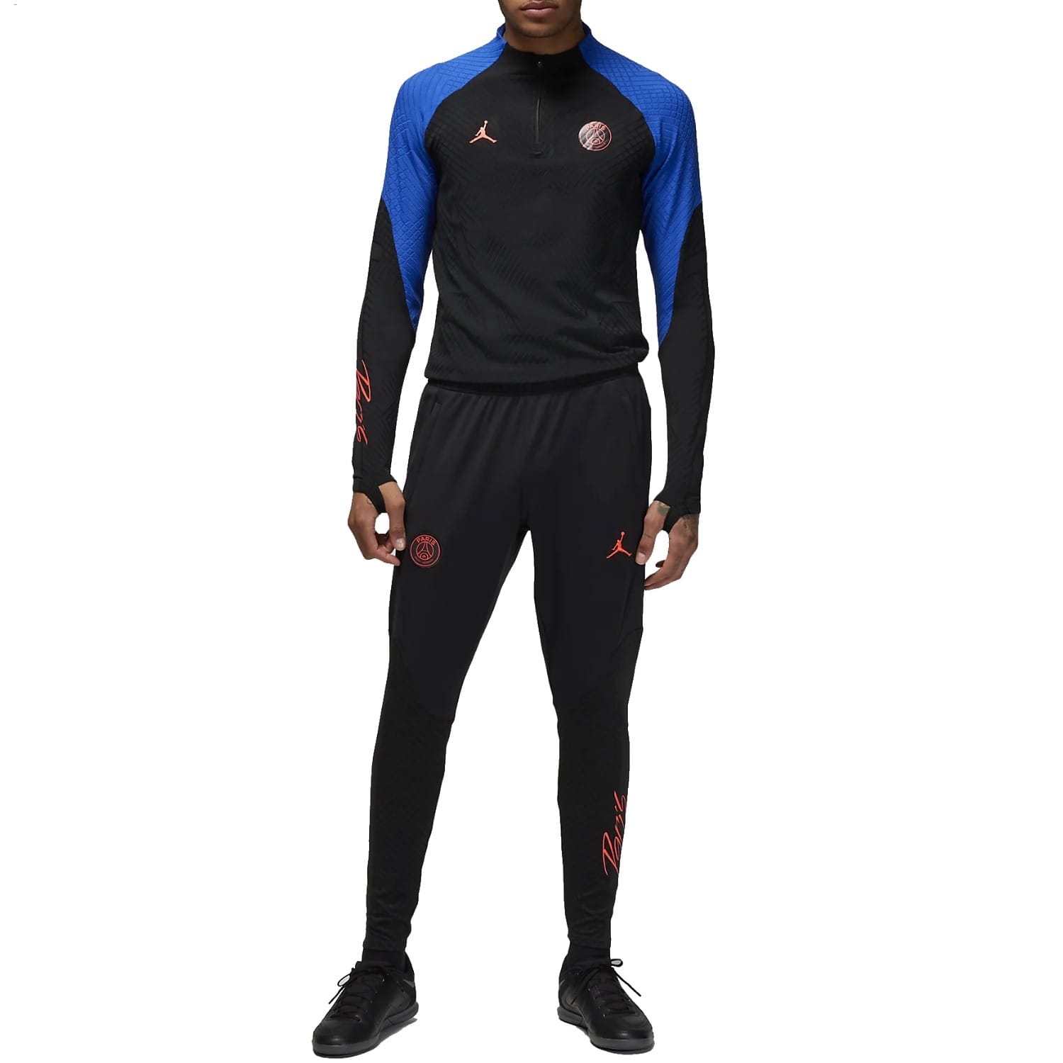 Jordan x PSG black training technical tracksuit 2022/23 - Jordan ...