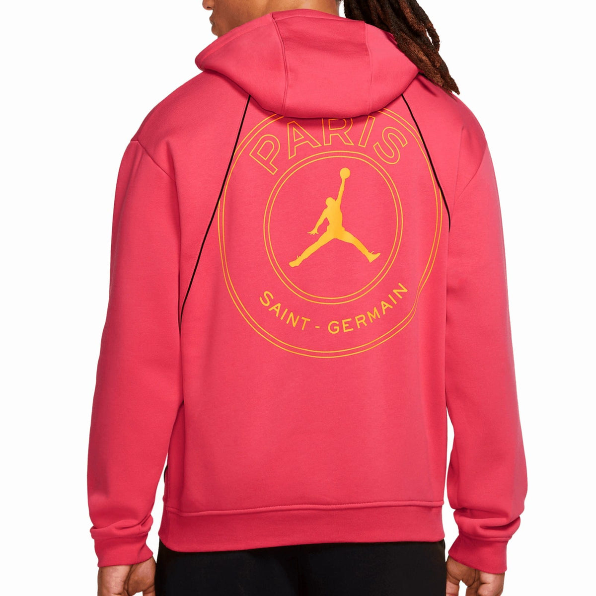 Jordan x PSG Casual Fleece fanwear presentation tracksuit 2023 red ...
