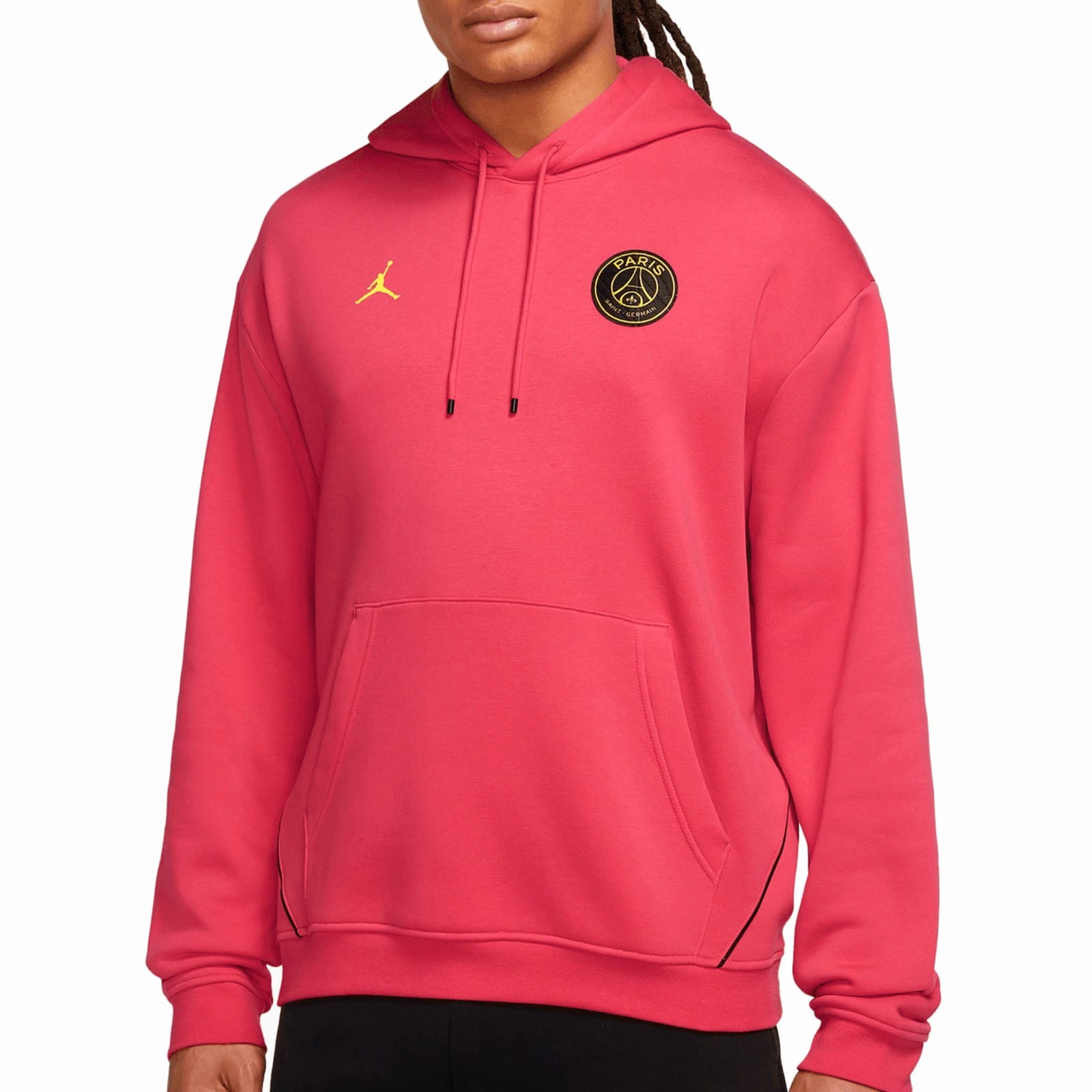 Jordan x PSG Casual Fleece fanwear presentation tracksuit 2023 red ...