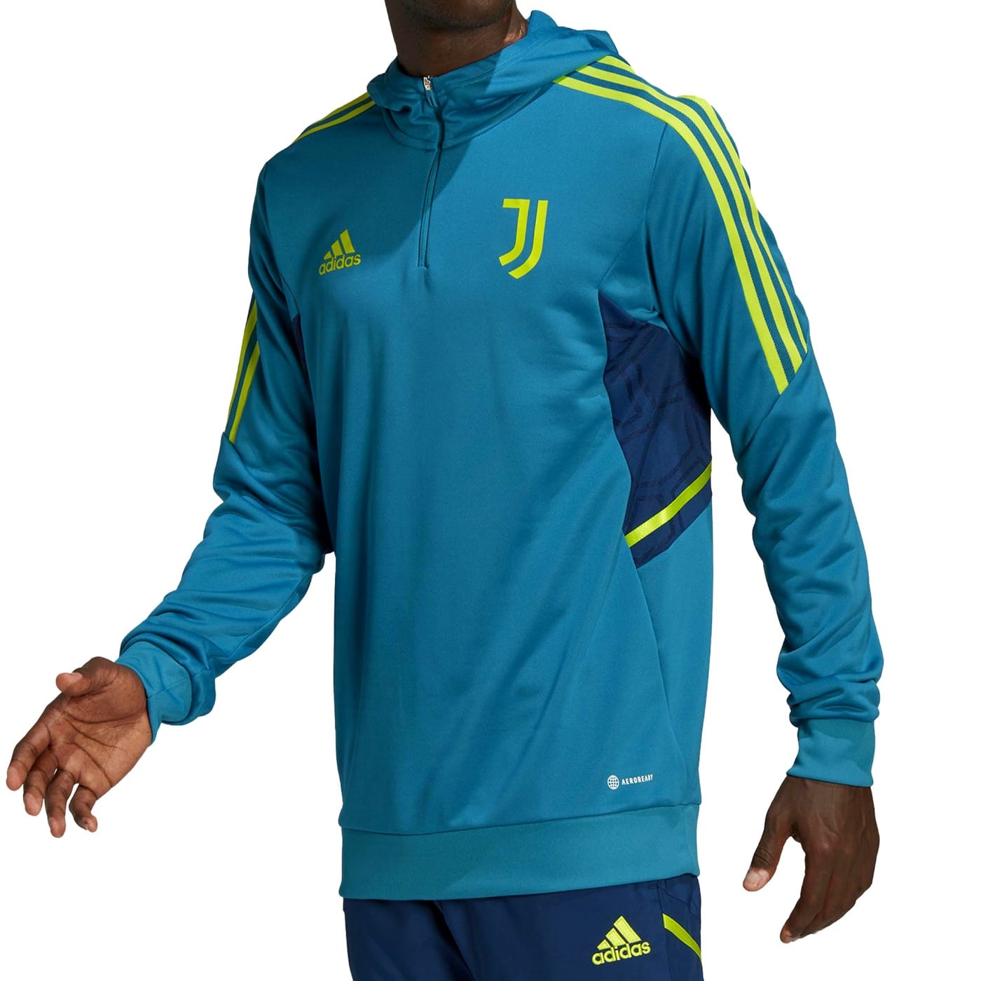 Juventus hooded training technical soccer tracksuit 2022/23 - Adidas ...