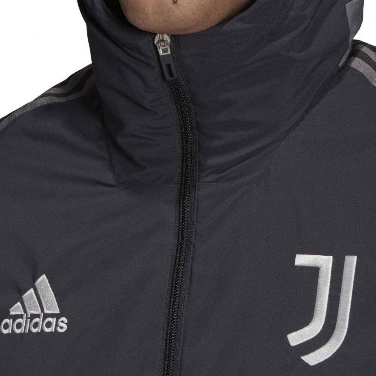 Juventus winter training bench soccer jacket 2021/22 - Adidas ...