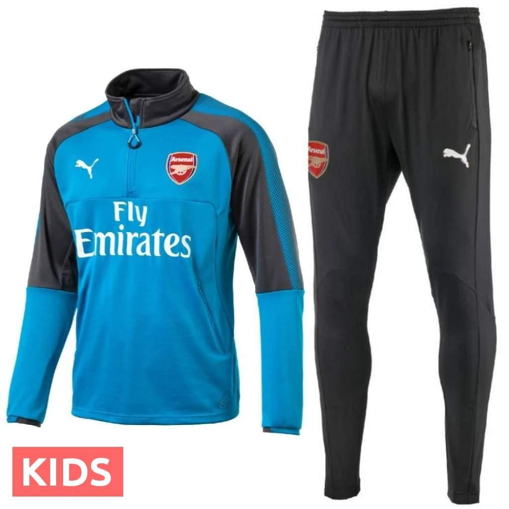 Kids - Arsenal FC blue Technical Training Soccer Tracksuit 2017/18 ...