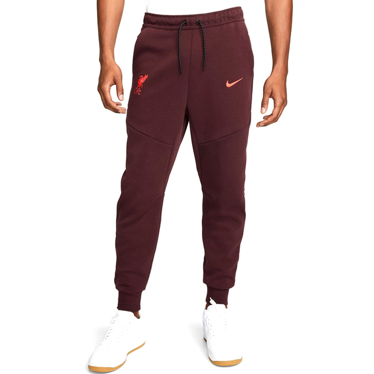 Liverpool FC dark red Tech Fleece presentation tracksuit 2023 - Nike ...