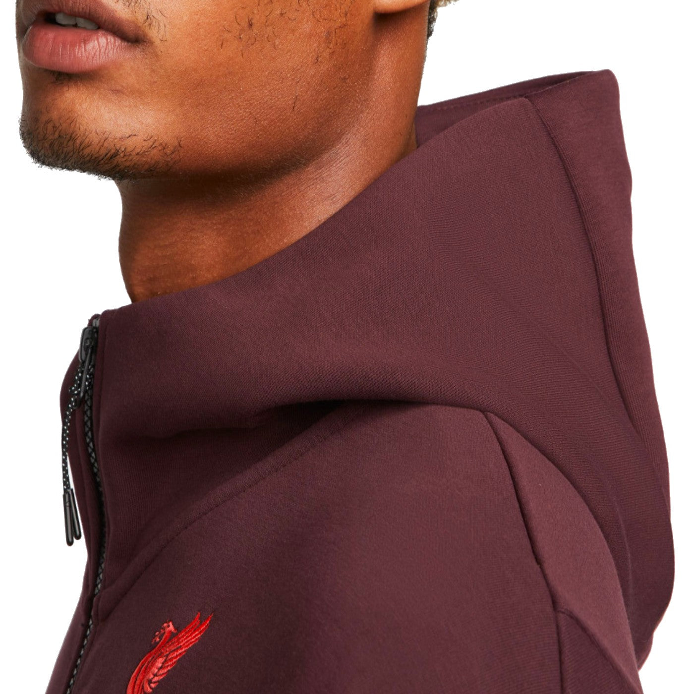 Liverpool FC dark red Tech Fleece presentation tracksuit 2023 - Nike ...