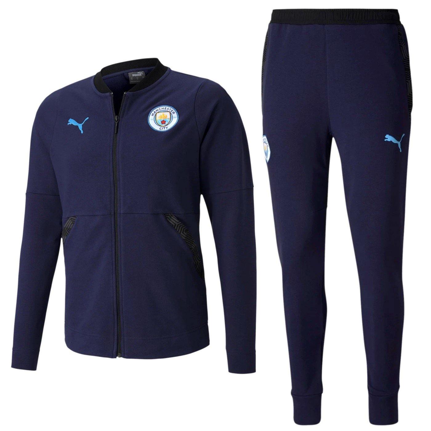 Manchester City Casual presentation Soccer tracksuit 2020/21 - Puma ...