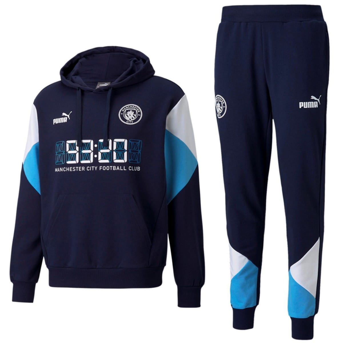 Manchester City navy Casual Fans presentation tracksuit 2021/22 - Puma ...