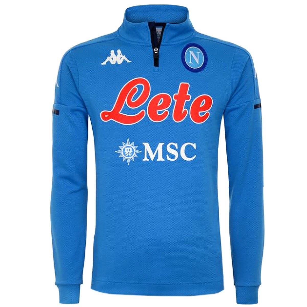 SSC Napoli training technical Soccer tracksuit 2020/21 - Kappa ...