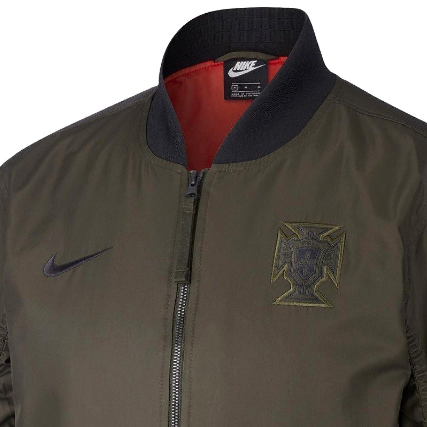 Portugal soccer lightweight woven bomber jacket 2020/21 - Nike ...