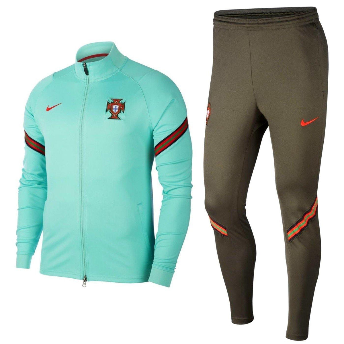 Portugal training presentation Soccer tracksuit 2020/21 - Nike ...