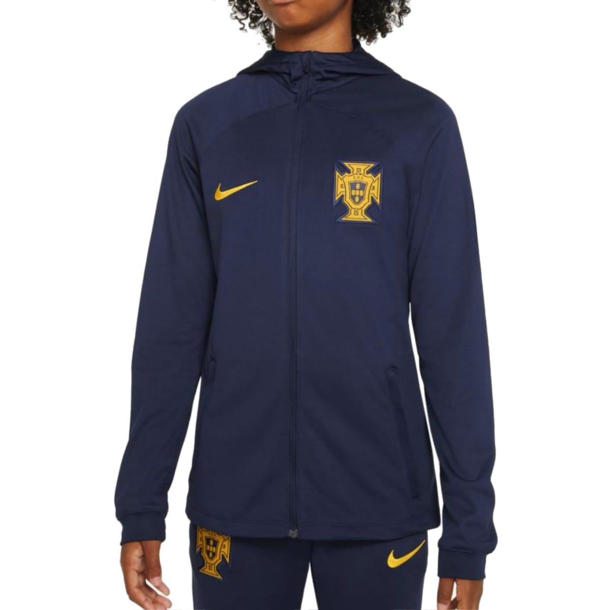Kids - Portugal hooded training presentation tracksuit 2022/23 - Nike ...