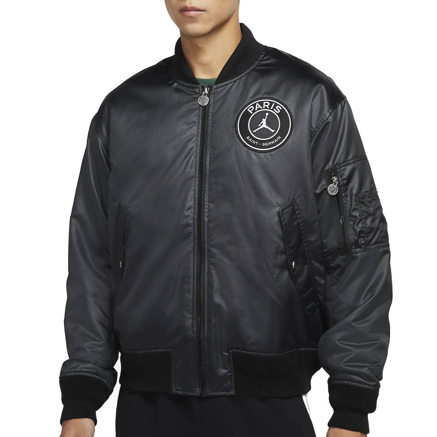 Jordan x PSG black College bomber jacket 2021/22 - Jordan ...