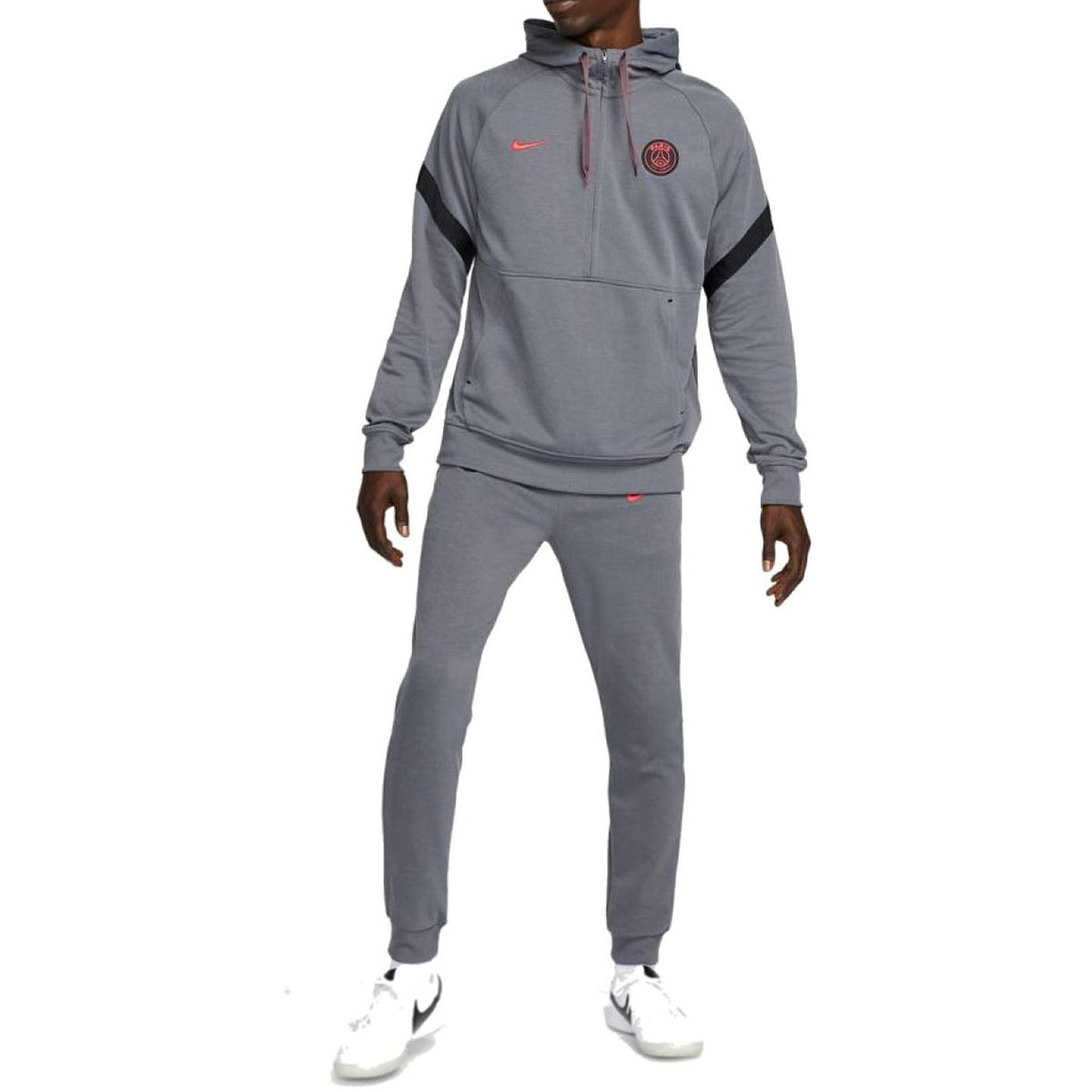 Paris Saint Germain grey Casual travel tracksuit 2022 - Nike ...