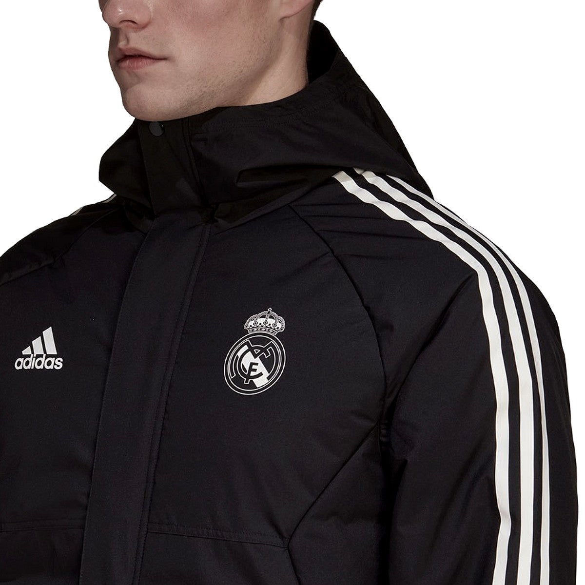 Real Madrid winter training bench parka jacket 2022/23 - Adidas ...