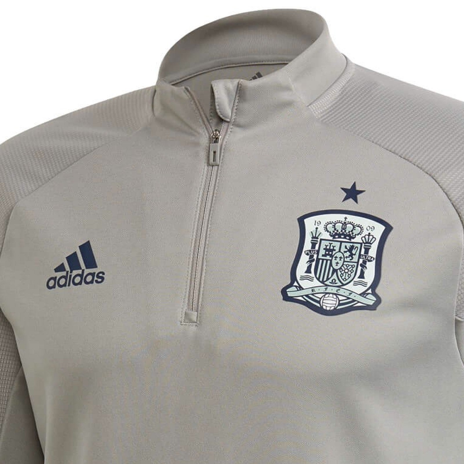 Spain grey training technical Soccer tracksuit 2020/21 - Adidas ...