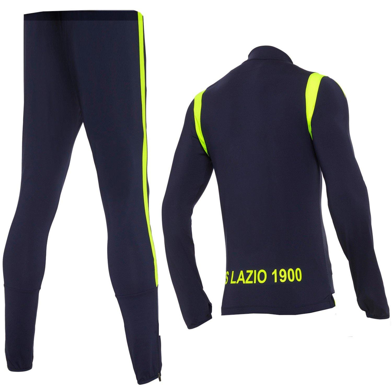 SS Lazio navy training technical Soccer tracksuit 2020/21 - Macron ...