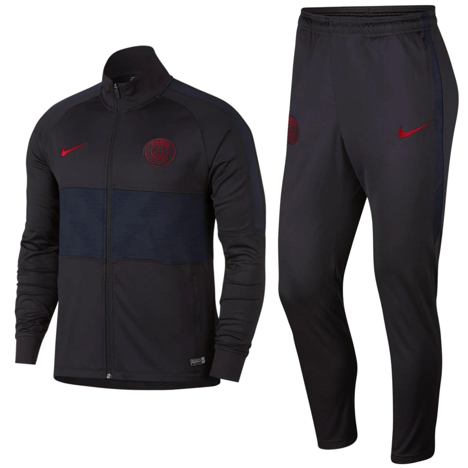 Paris Saint Germain training presentation soccer tracksuit 2019/20 ...