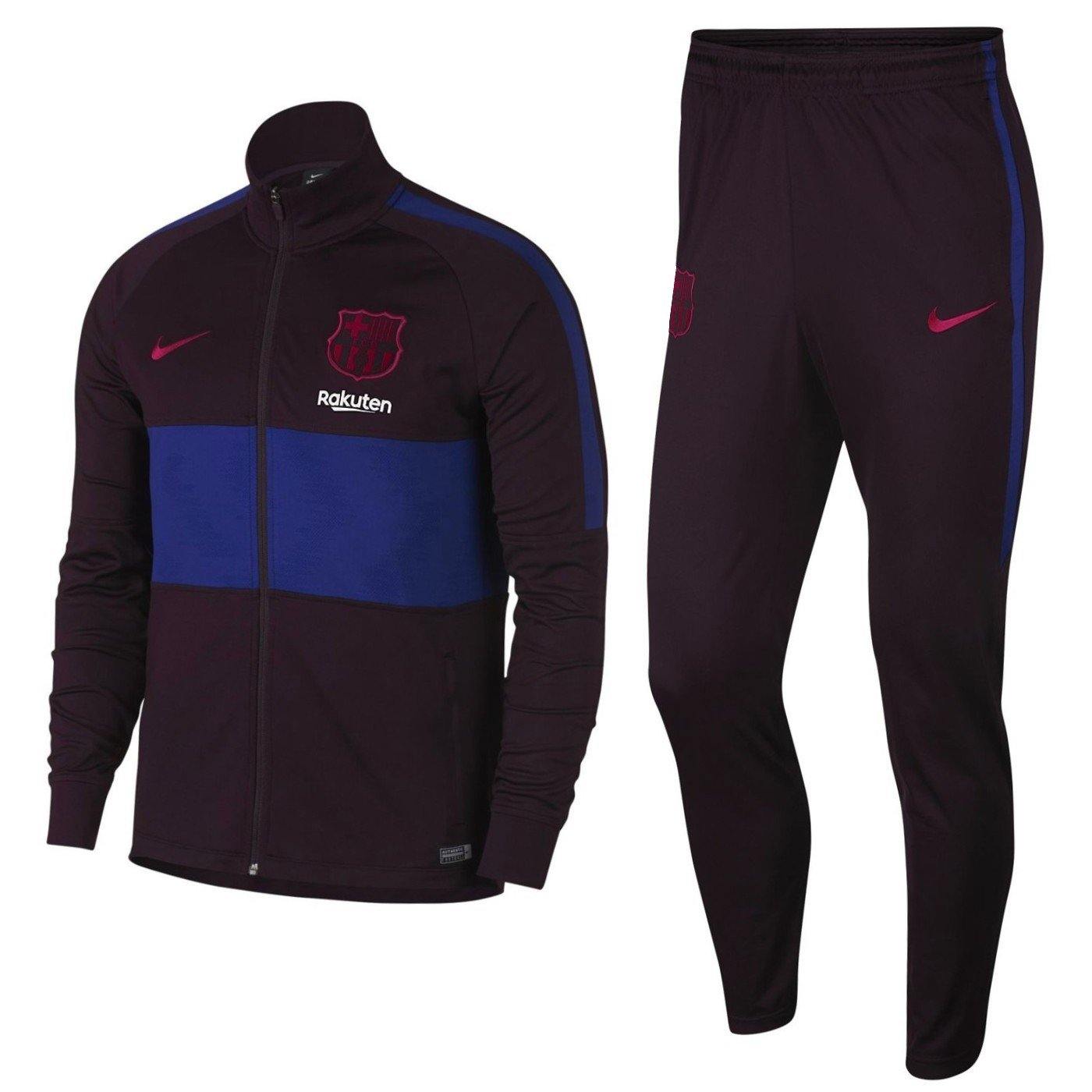 FC Barcelona training presentation Soccer tracksuit 2019/2020 - Nike ...