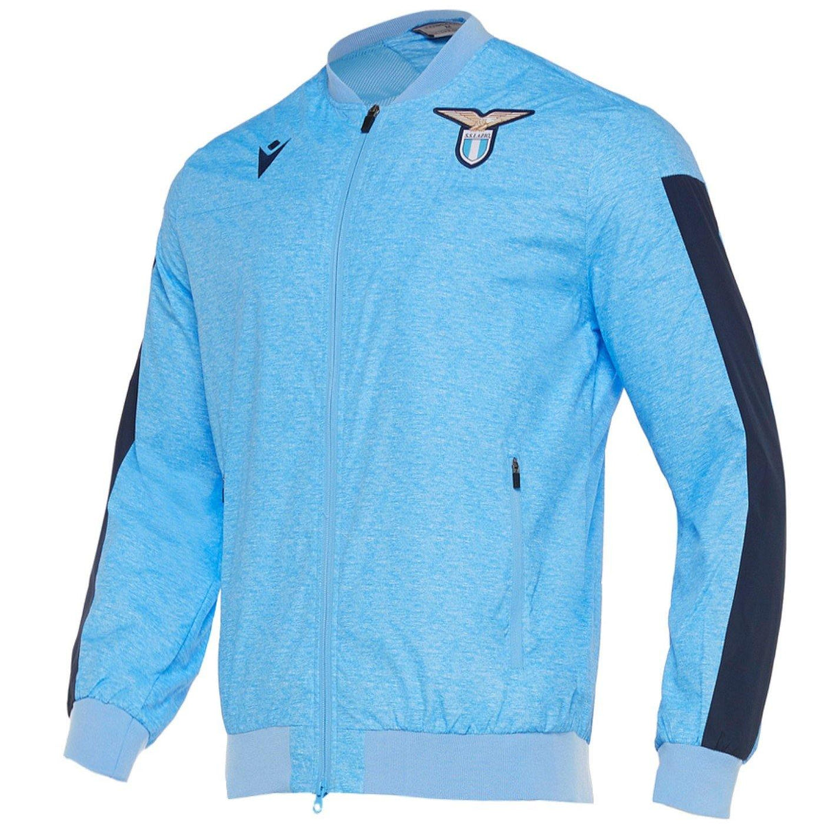 SS Lazio presentation soccer tracksuit sky blue 2019/20 - Macron ...